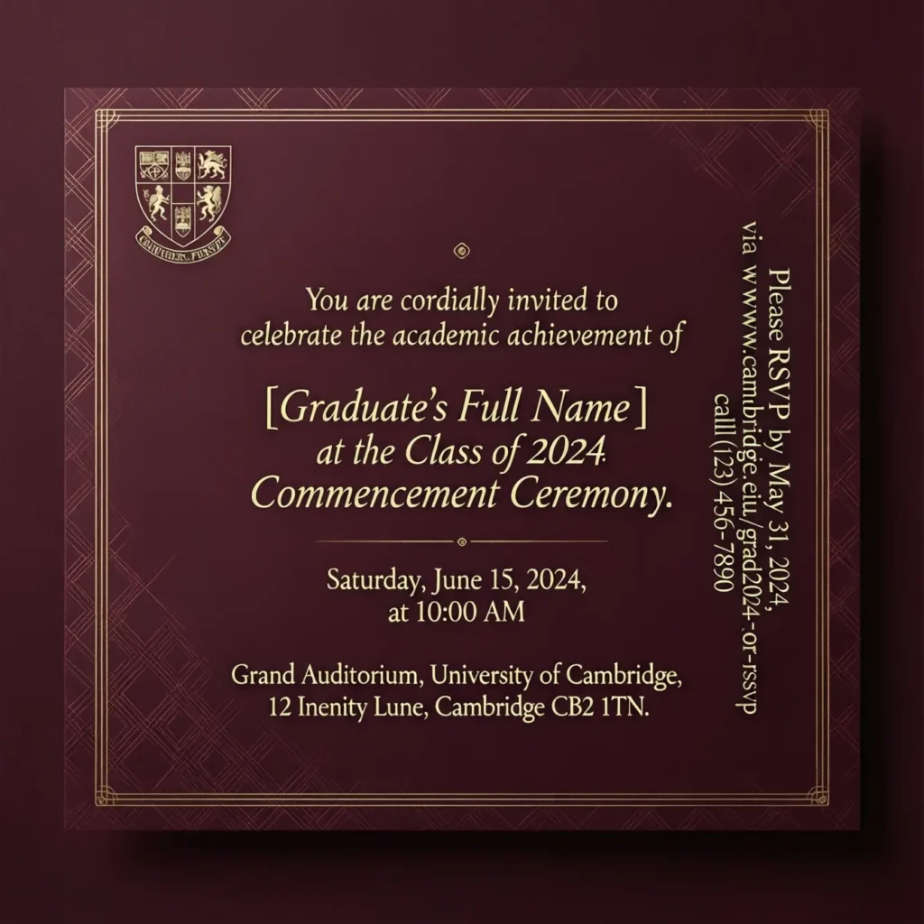 150+ Heartfelt Ideas to Celebrate Graduation Invitation Message